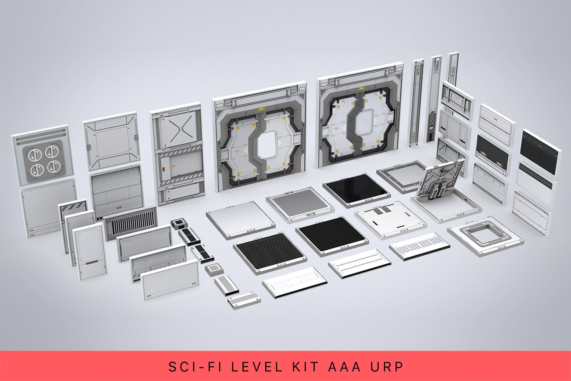 Sci-Fi Level Kit AAA URP | 3D Sci-Fi | Unity Asset Store