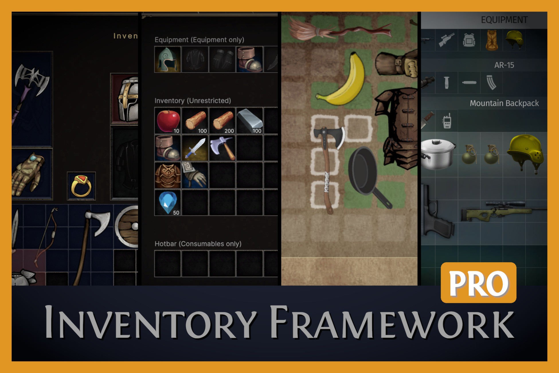 Inventory Framework PRO (UI Toolkit) | GUI Tools | Unity Asset Store