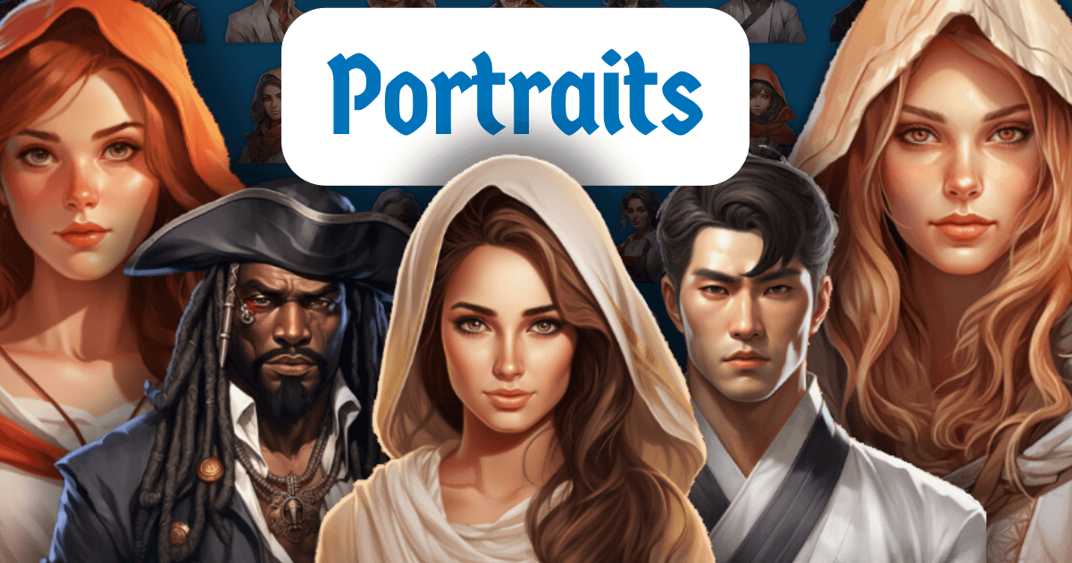 Portraits Mega Pack - 435 PNG | 2D Characters | Unity Asset Store