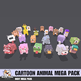 Cartoon Animal Mega Pack