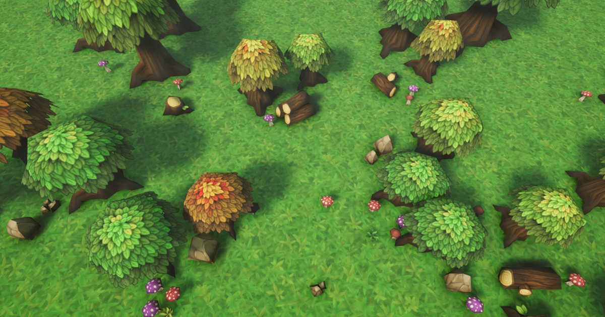 Low Poly Forest Set | 3D Fantasy | Unity Asset Store