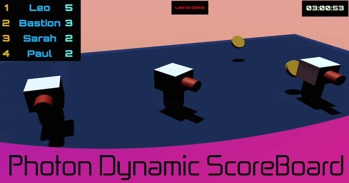 Photon Dynamic Scoreboard | Network | Unity Asset Store