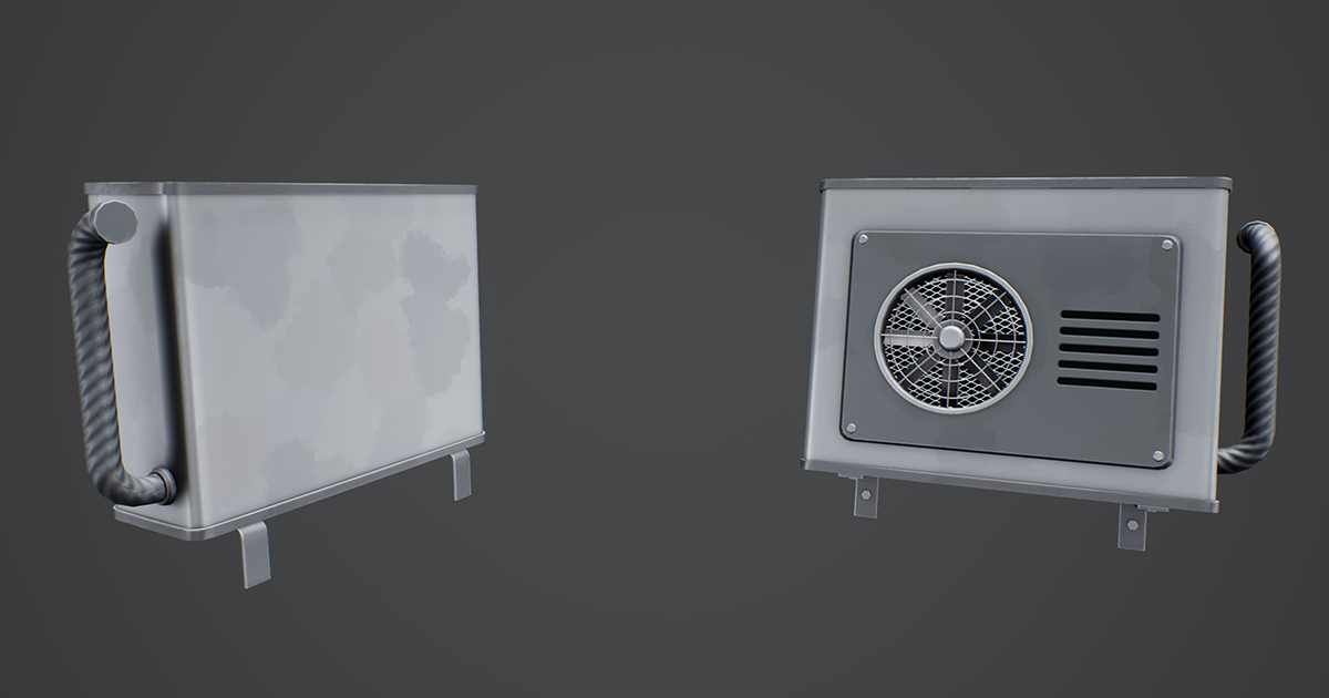 Stylized Air Conditioner | 3D Props | Unity Asset Store
