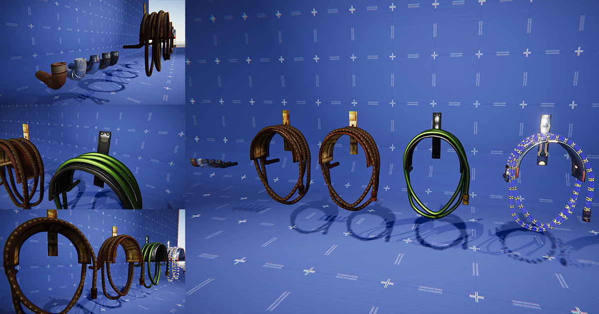 Wall Hose Caddy | 3D Props | Unity Asset Store