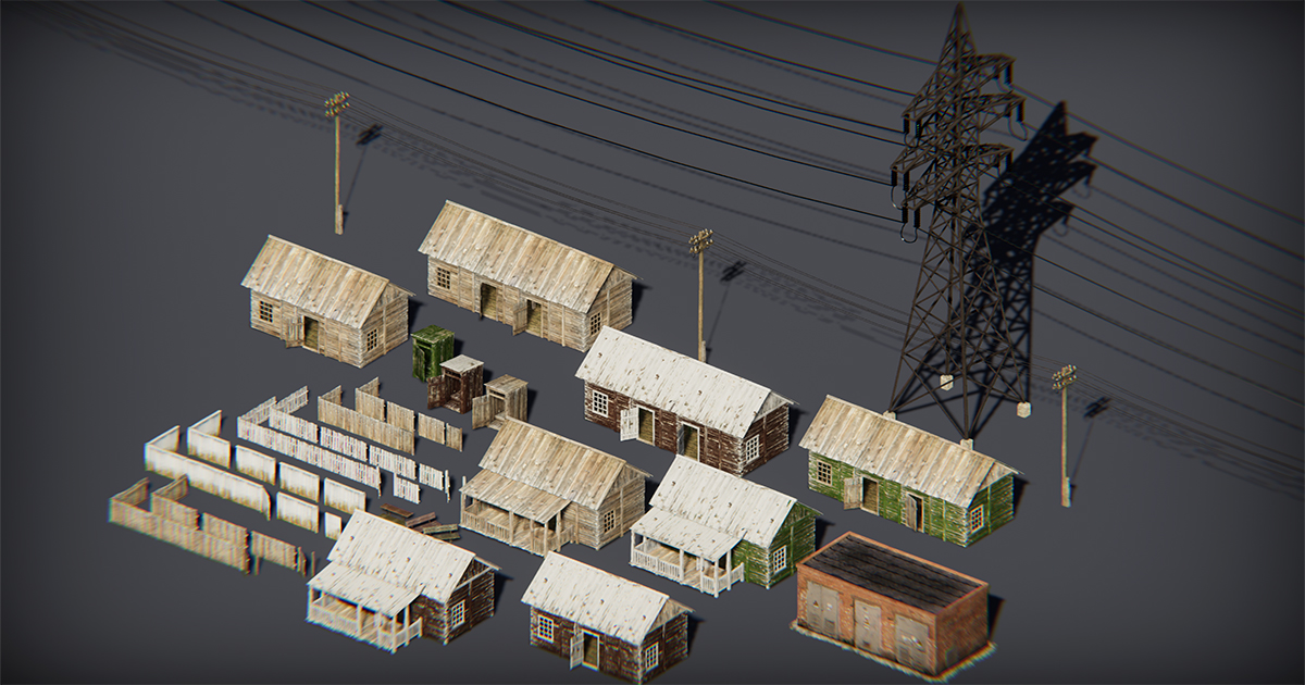 Exterior Props Pack | 3D Exterior | Unity Asset Store