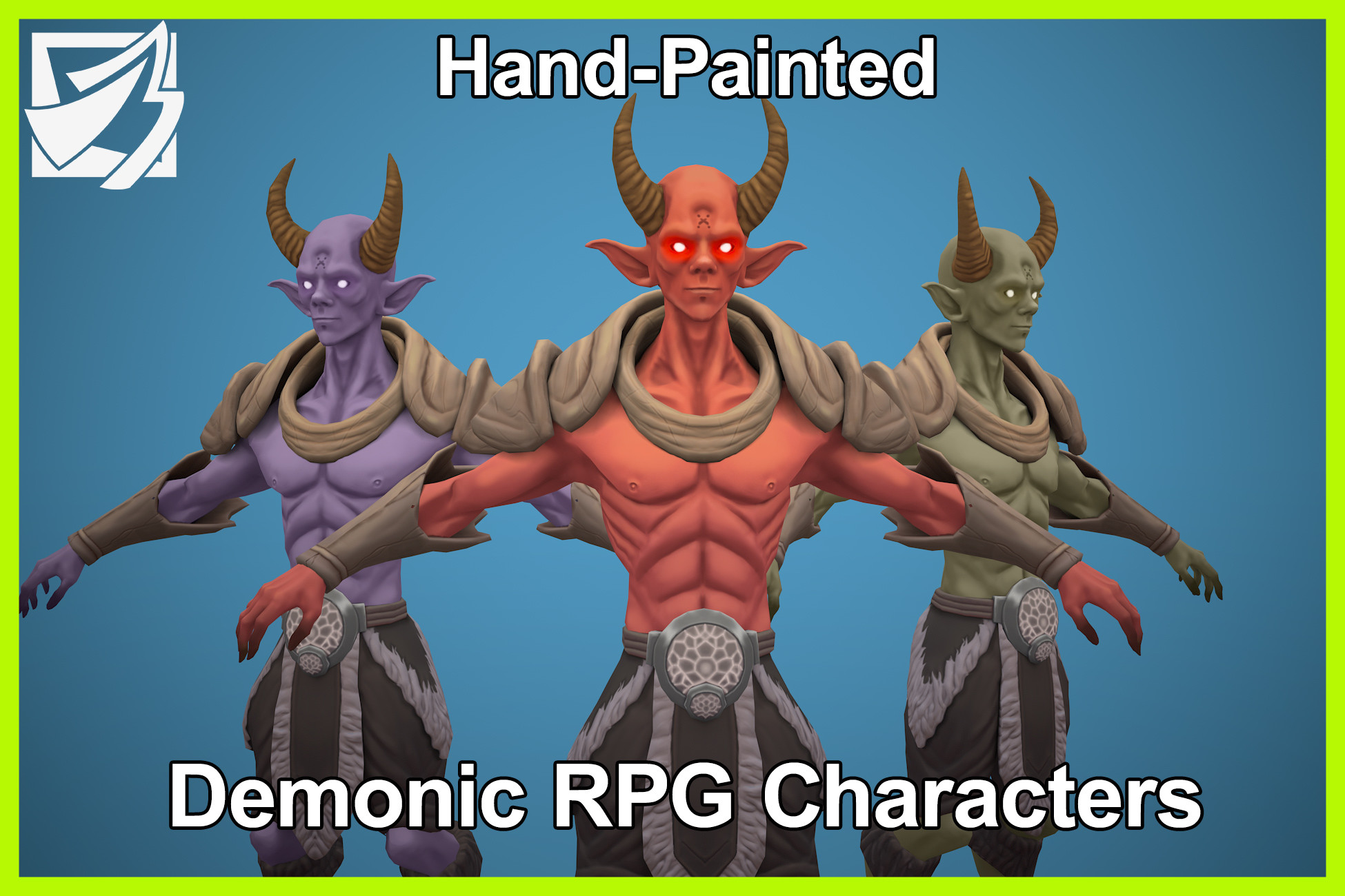 Hand-Painted Demonic RPG Characters | Characters | Unity Asset Store