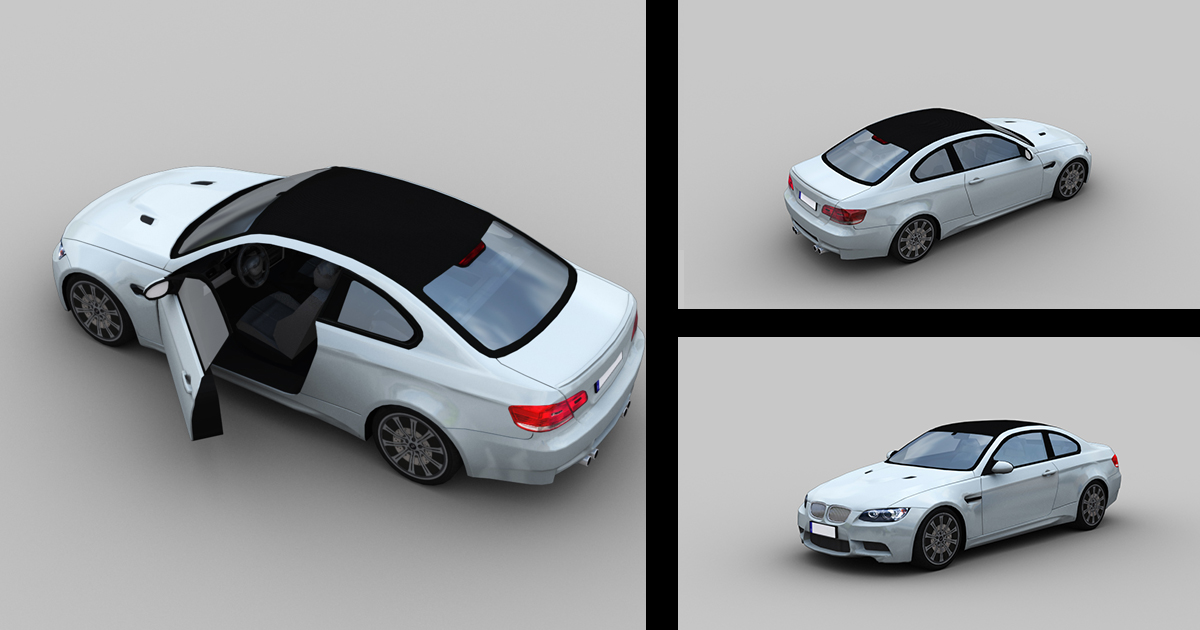 Car with Interior 19 | 3D Land | Unity Asset Store