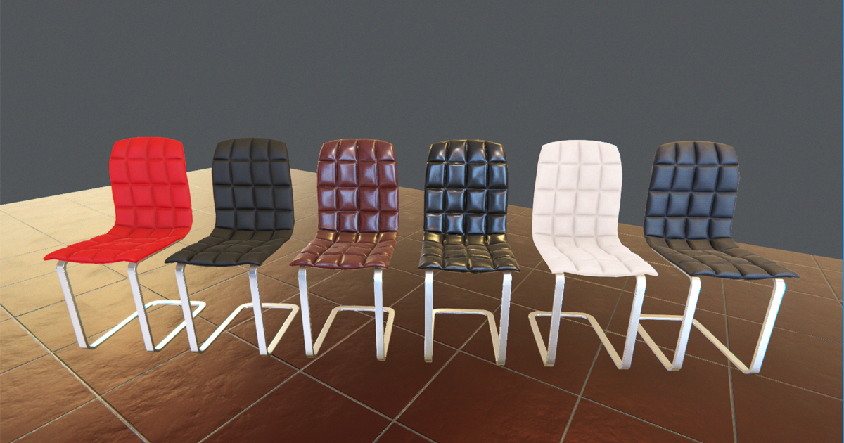 Modern Chair Pack PBR | 3D 가구 | Unity Asset Store