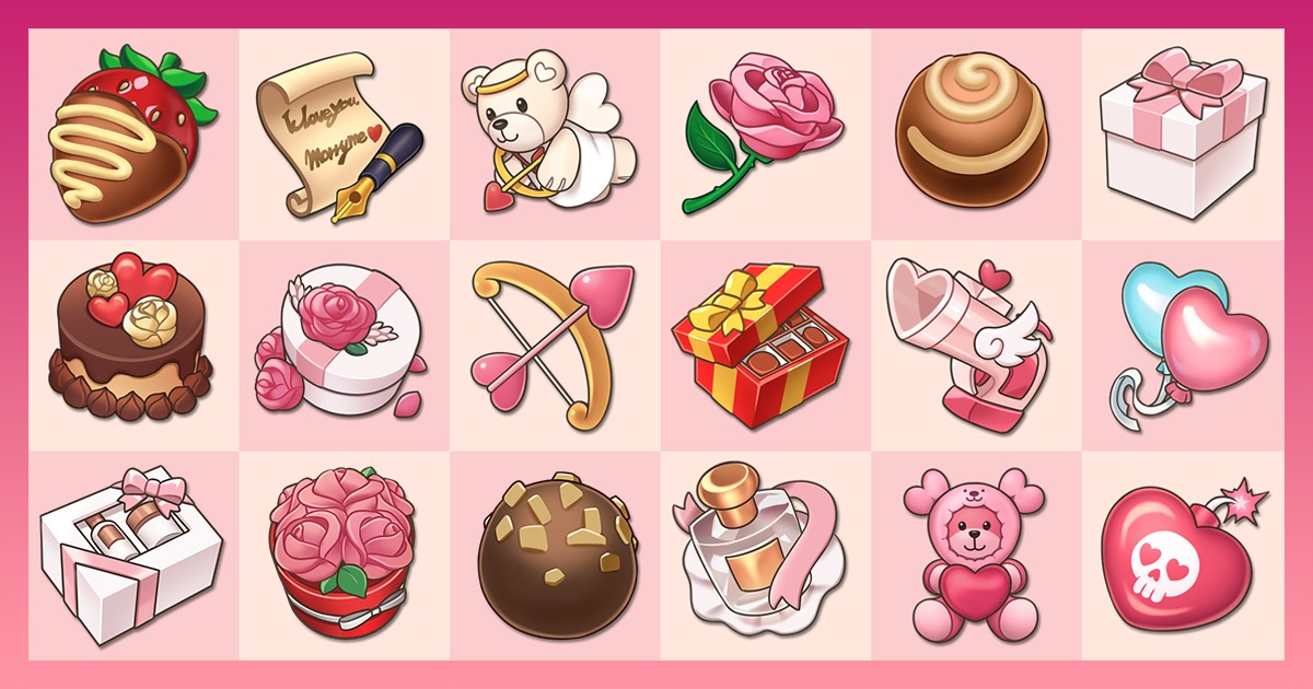 Valentine Item | 2D Icons | Unity Asset Store