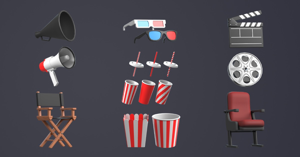 Cinema Pack | 3D Props | Unity Asset Store