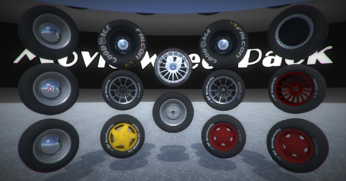 Movie Wheel Pack | 3D Land | Unity Asset Store
