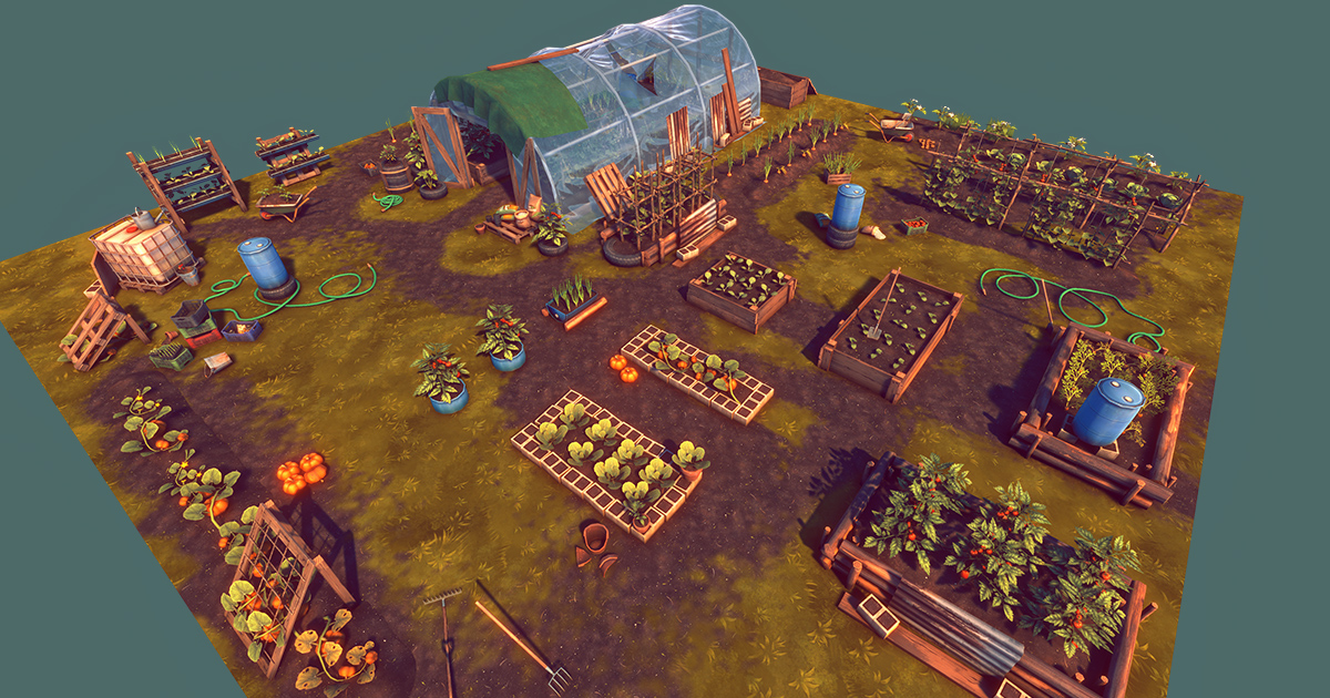 SurrounDead - Garden | 3D Environments | Unity Asset Store