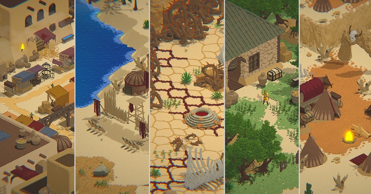 2D Desert Tileset | 2D Environments | Unity Asset Store