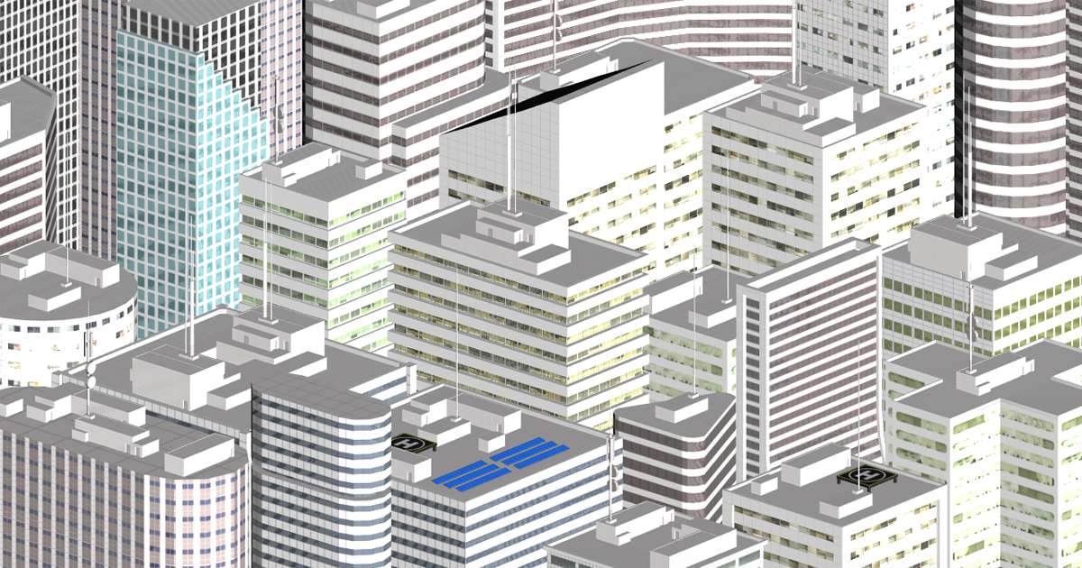 Skyscraper City Pack | 3D Urban | Unity Asset Store