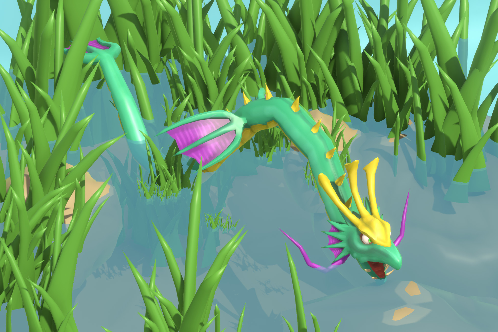 Sea serpent - Casual Fantasy | 3D Creatures | Unity Asset Store