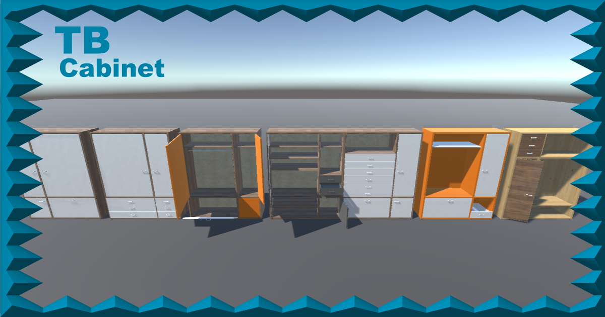 Modular Cabinet | 3D Furniture | Unity Asset Store