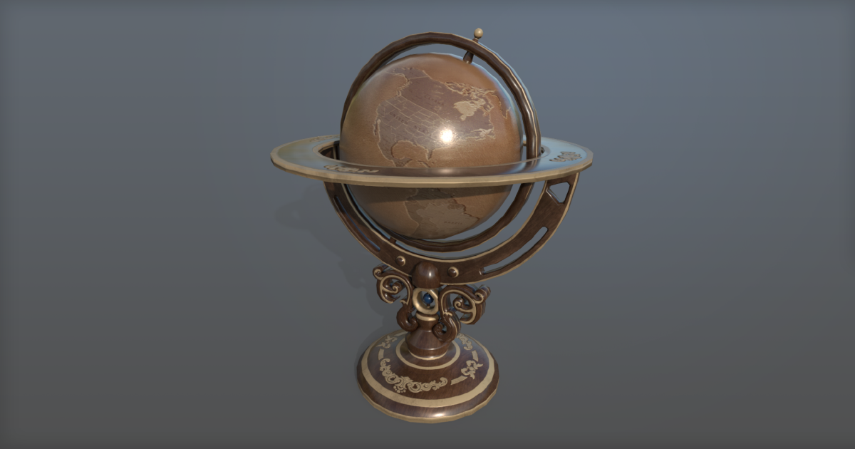 Gothic Globe | 3D Props | Unity Asset Store