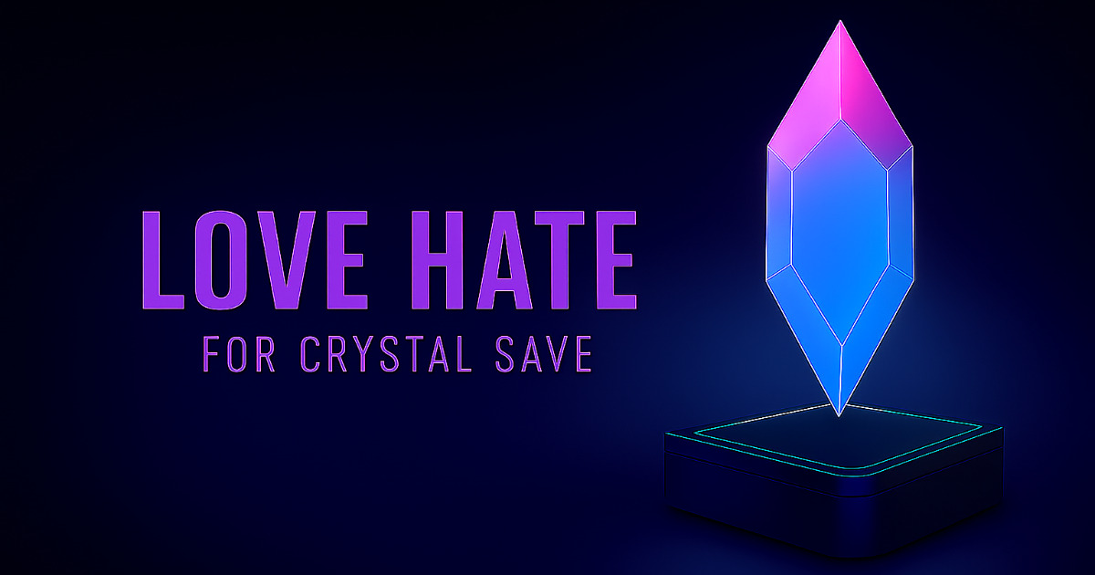 Crystal Save | Love Hate by Pixel Crushers Save Module | Integration | Unity Asset Store