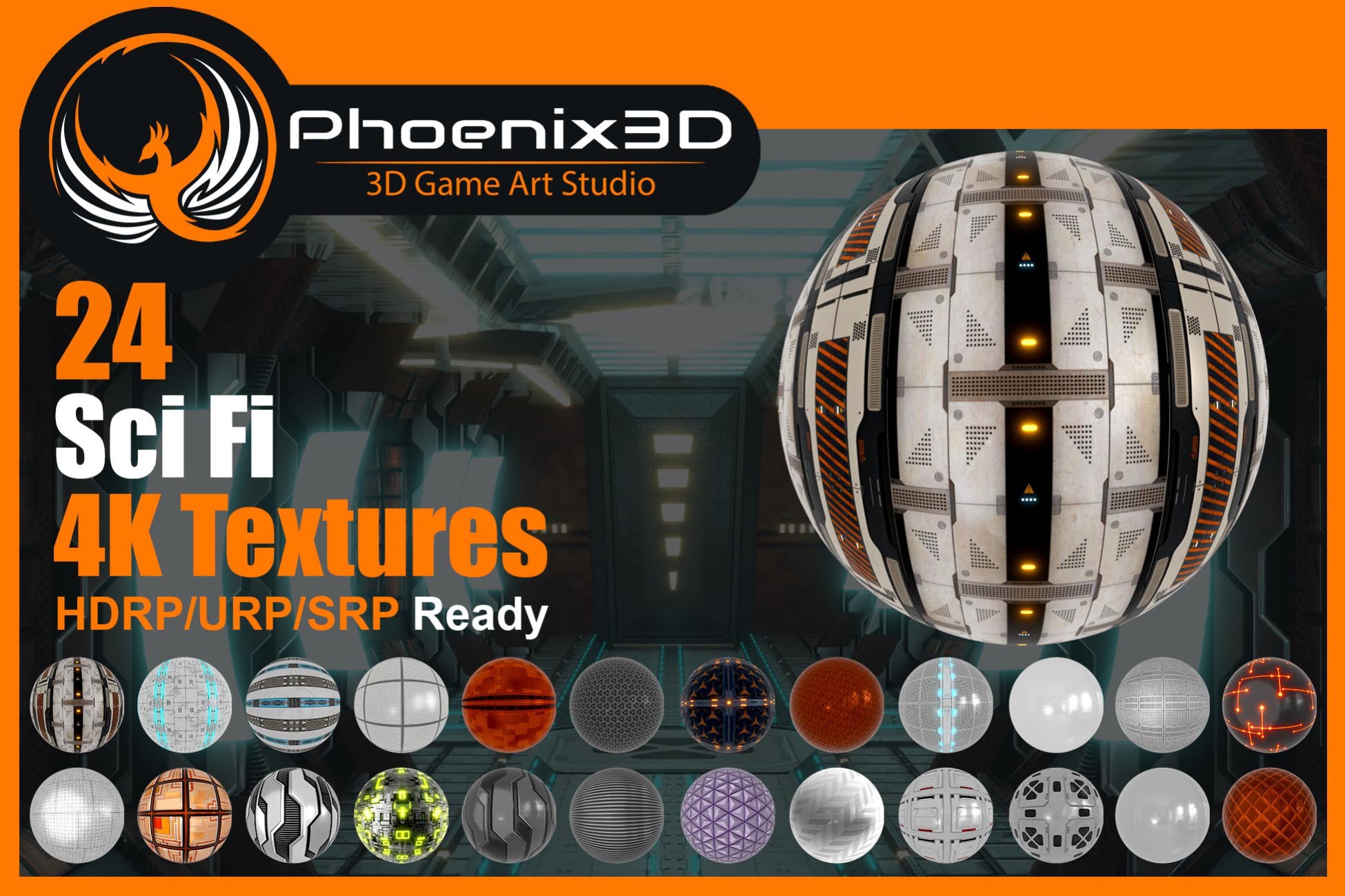 P3D: Sci-Fi Floor and Wall Tile Textures (Galactic Spaceship) | 2D ...