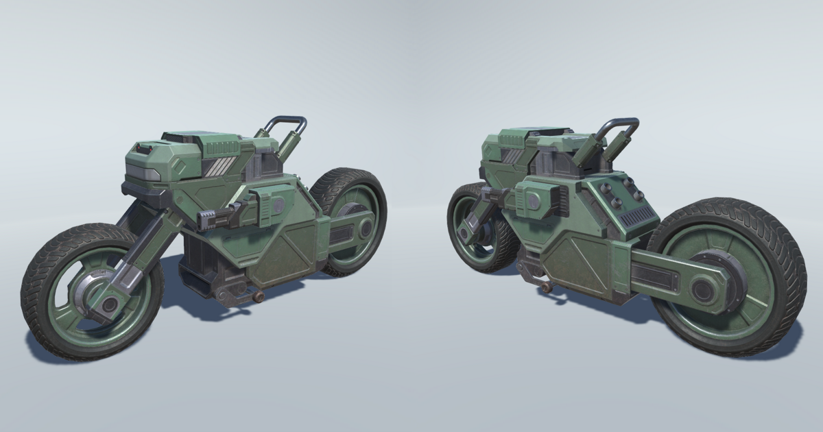 Sci-Fi Cycle Drone | 3D Land | Unity Asset Store