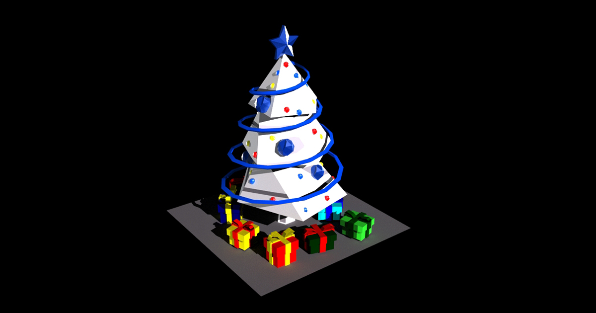 NEW White Christmas Tree With Gifts! | 3D Props | Unity Asset Store