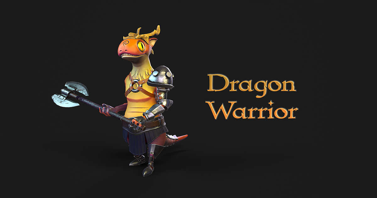 Dragon Warrior | 3D 生物 | Unity Asset Store