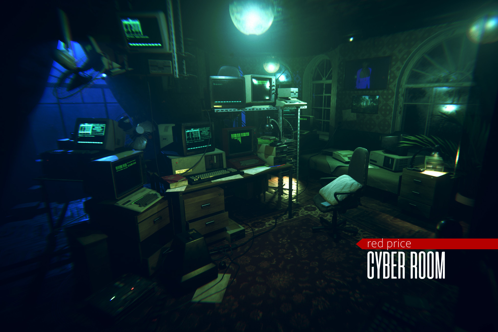 cyberpunk - Cyber Room (HDRP + BIP) | 3D Sci-Fi | Unity Asset Store
