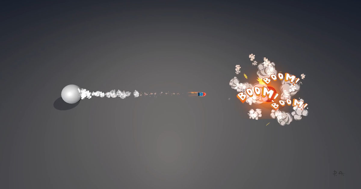 Cartoon Missile and Explosion VFX | VFX Particles | Unity Asset Store