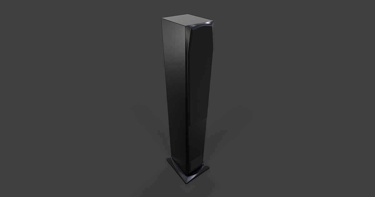 Tower Speaker V01 | 3D Electronics | Unity Asset Store