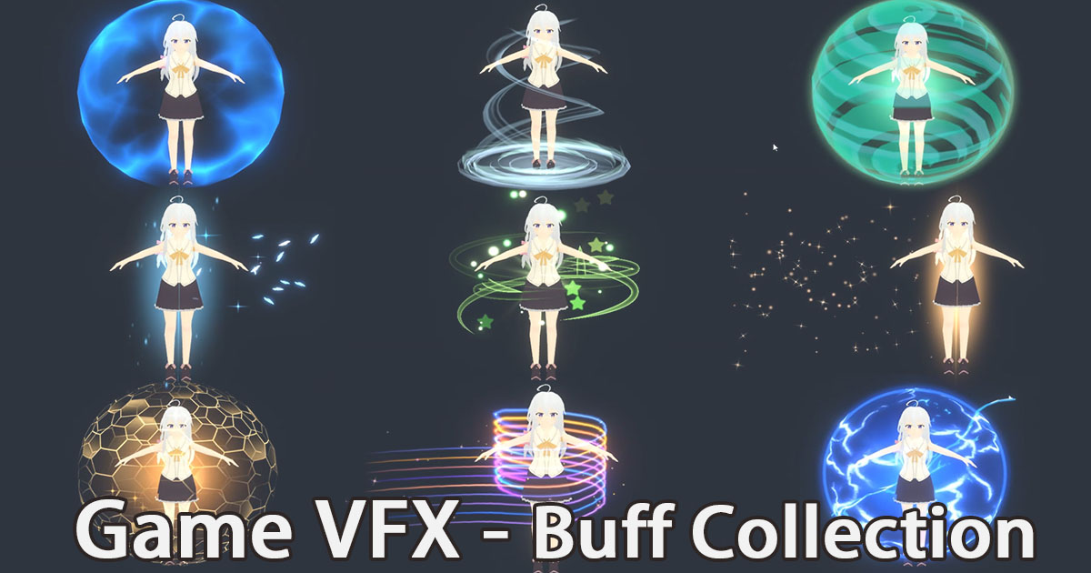 Game VFX - Buff Collection(URP) | VFX Particles | Unity Asset Store