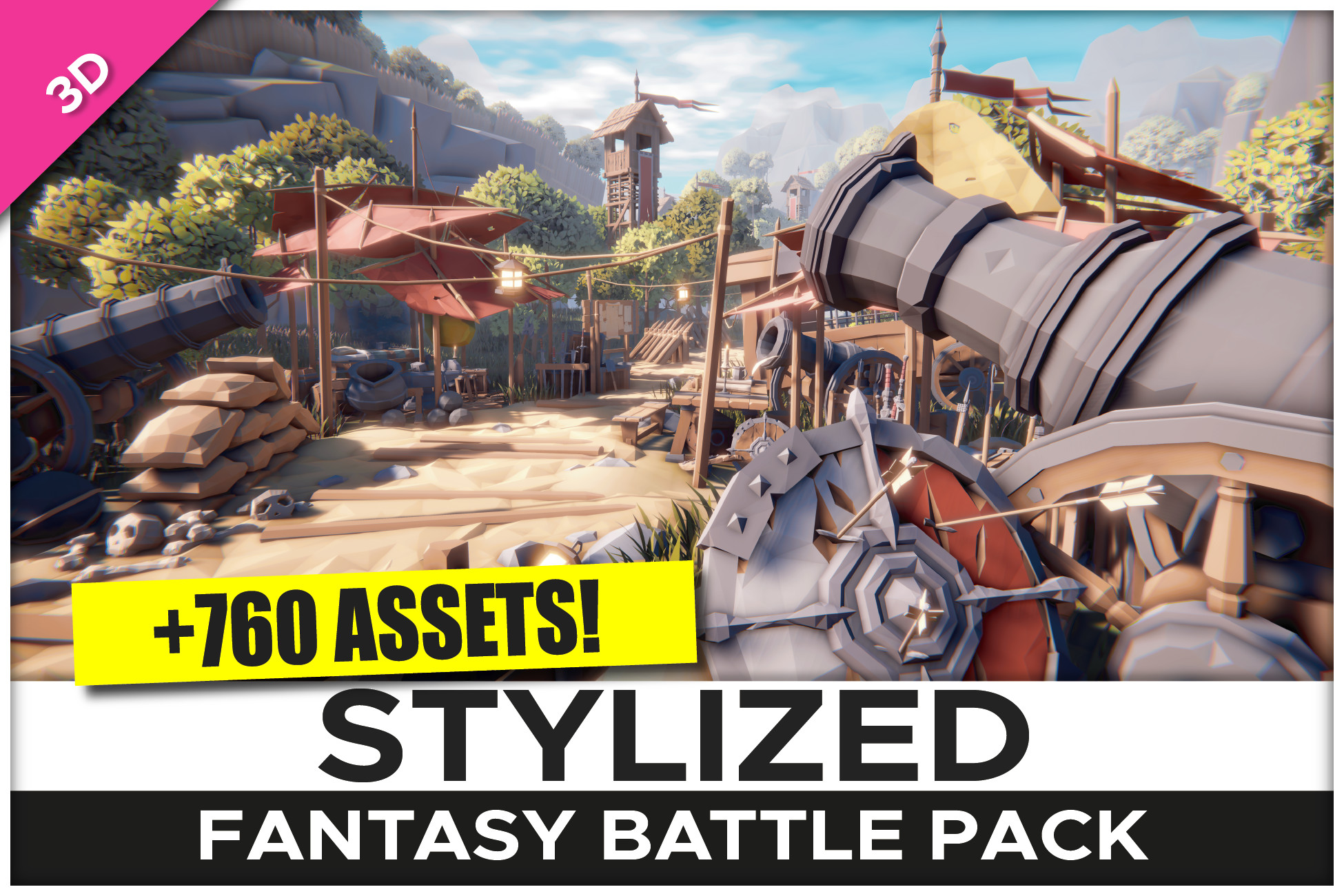 STYLIZED Fantasy Battle Pack - Low Poly 3D Art | 3D Fantasy | Unity ...