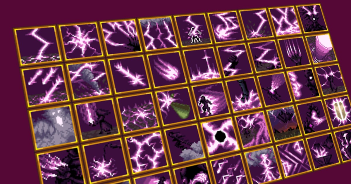 Unique Fantasy Thunder Magic Icons [32x32] | 2D Icons | Unity Asset Store