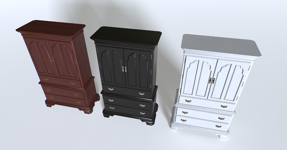 Classic Cabinet pack 4 | 3D 가구 | Unity Asset Store