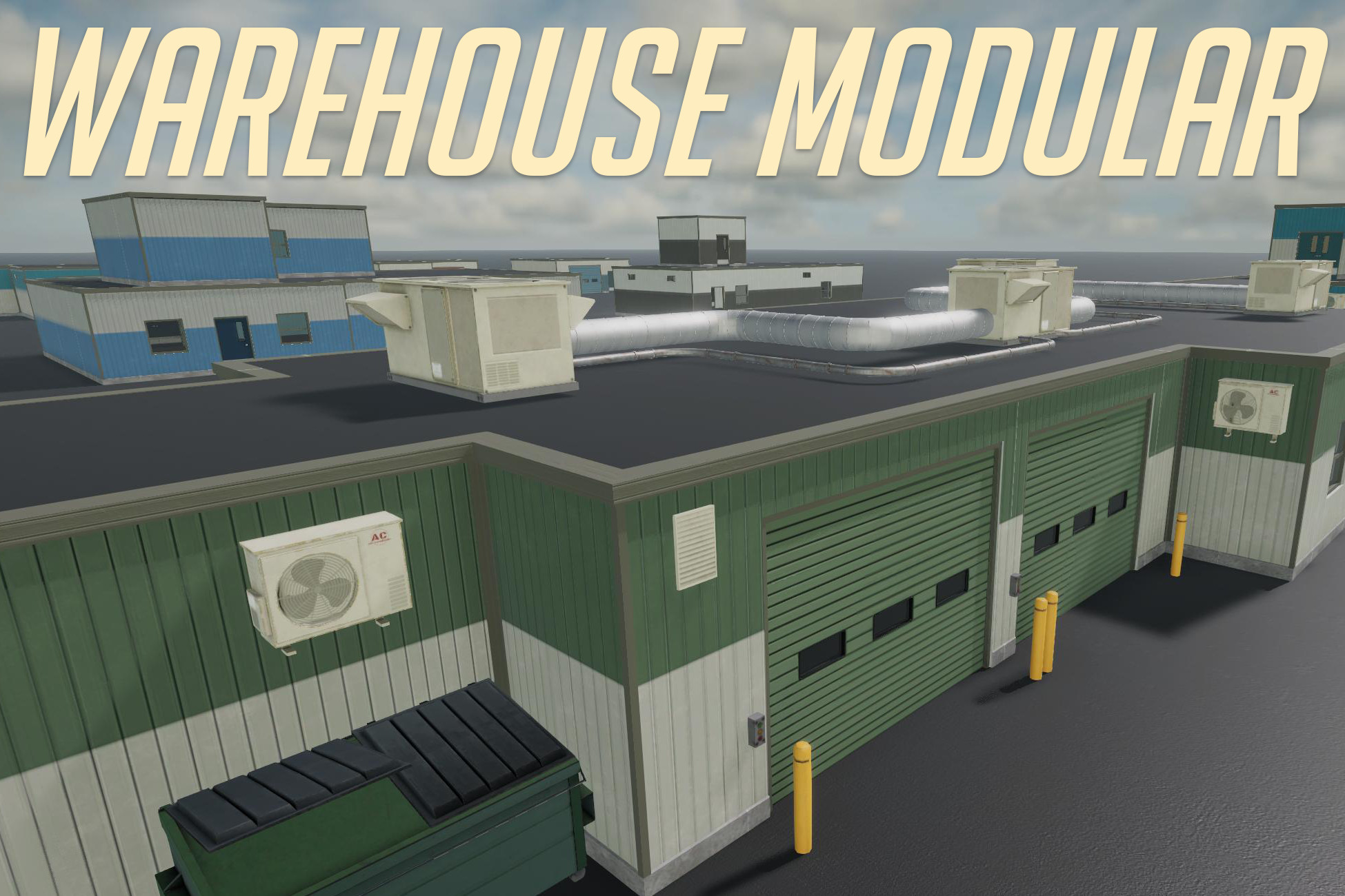 Warehouse Modular System | 3D Exterior | Unity Asset Store