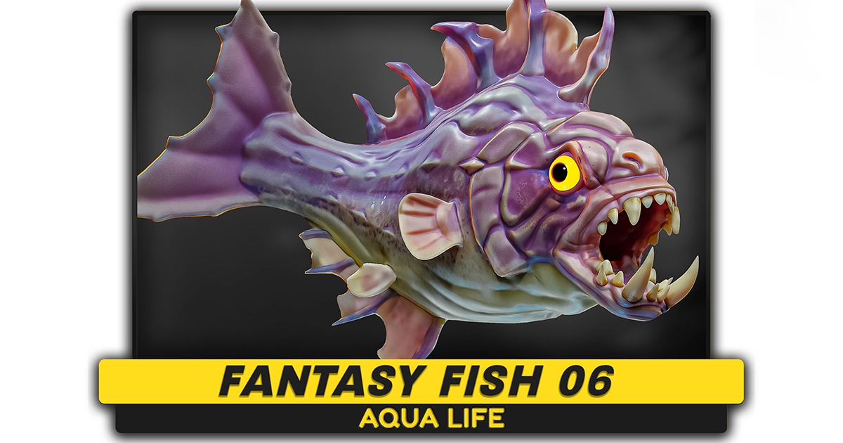 Fantasy Fish 06 - Aqua Life - Underwater Creature - #45 | Characters ...