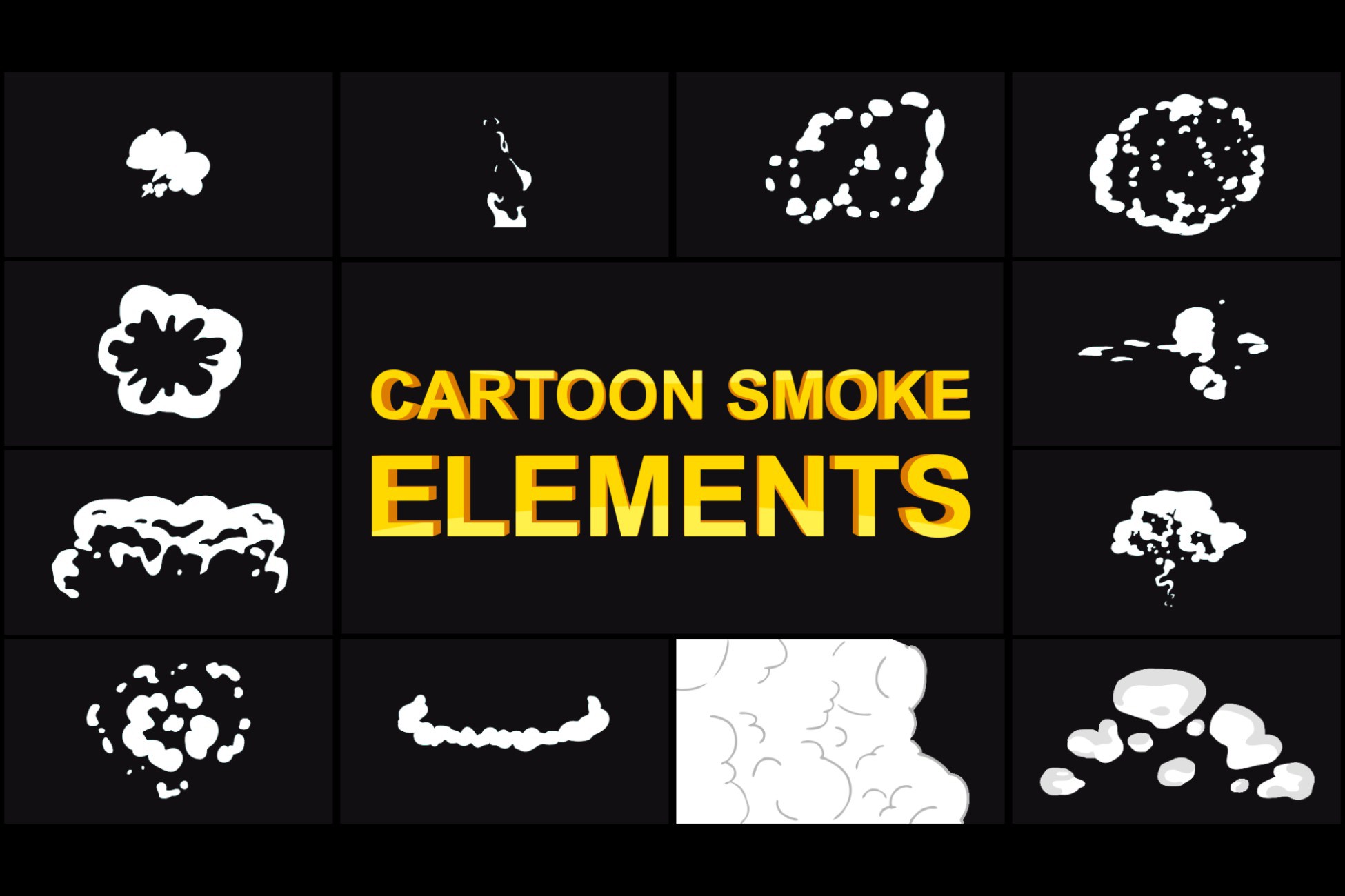 2D Cartoon Smoke Elements Pack | VFX | Unity Asset Store