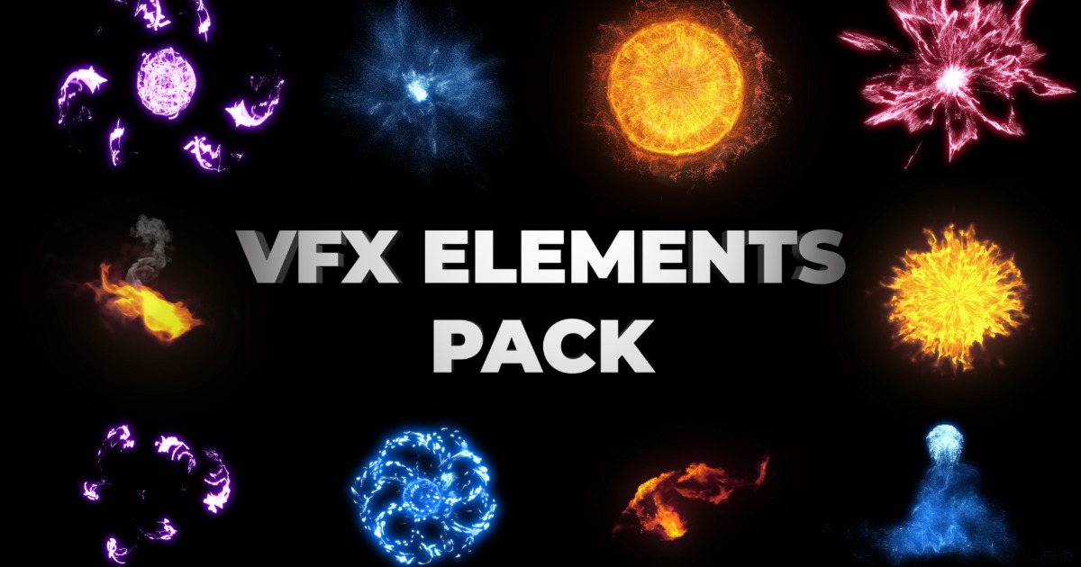 VFX Energy Elements (27.03) | 2D Textures & Materials | Unity Asset Store