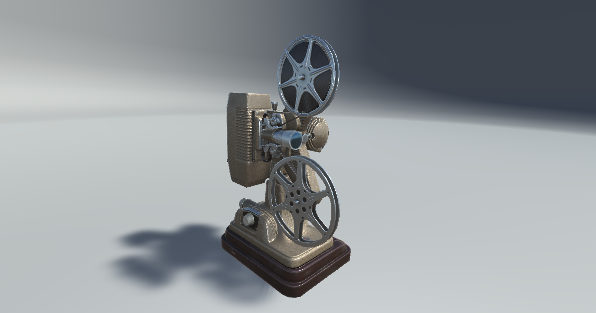 Retro Film Projector | 3D Props | Unity Asset Store