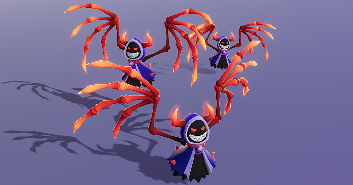 Wraith Cute Series | 3D Creatures | Unity Asset Store
