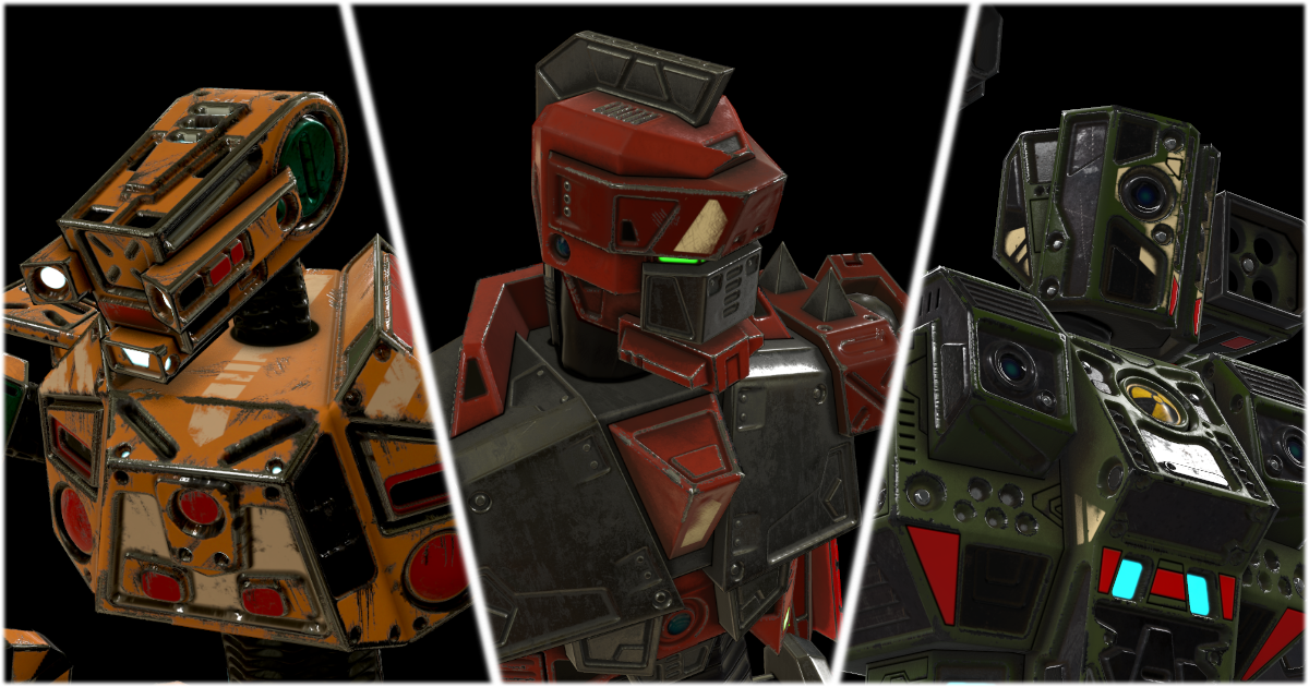Fighting Robots Package (PBR) | 3D Robots | Unity Asset Store