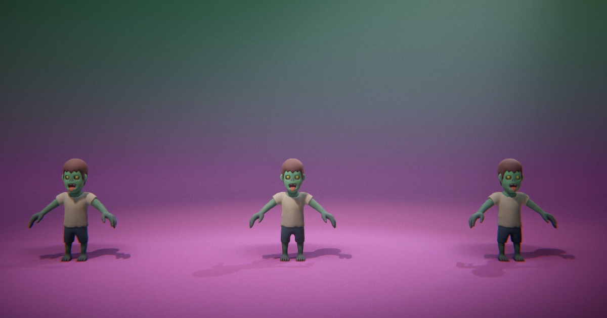 Zombie Level 1 - Characters + Animations | 3D 캐릭터 | Unity Asset Store