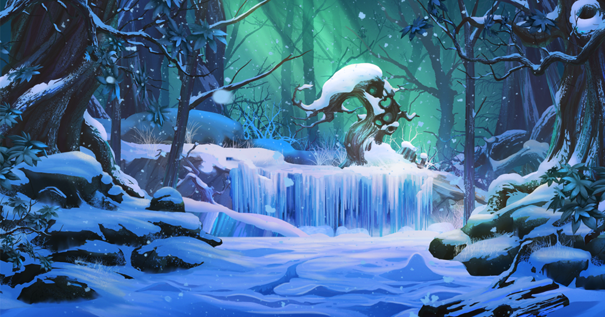 2D Snow Forest Pack - Handcrafted Art | 2D Environments | Unity Asset Store