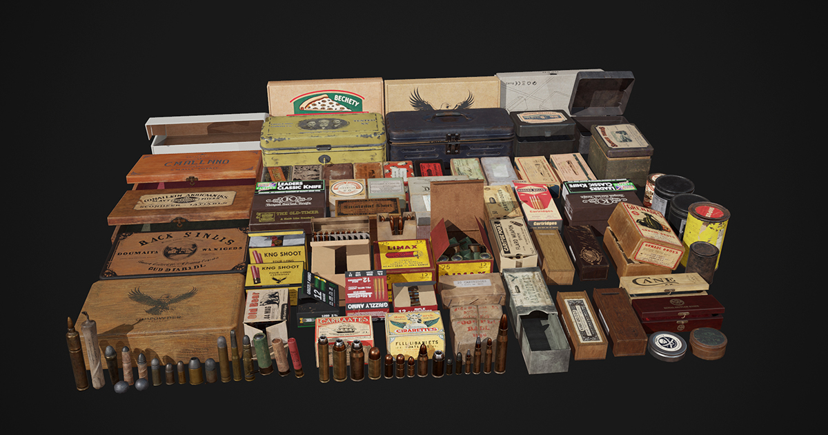 Ammo&Packages | 3D Weapons | Unity Asset Store