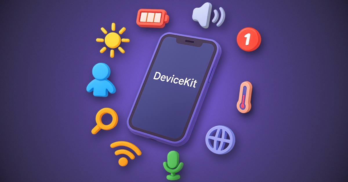DeviceKit for iOS | Integration | Unity Asset Store