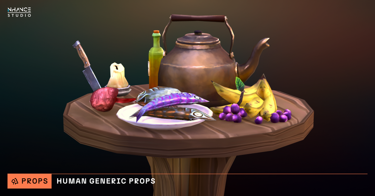 Stylized Human Generic Props | 3D Environments | Unity Asset Store