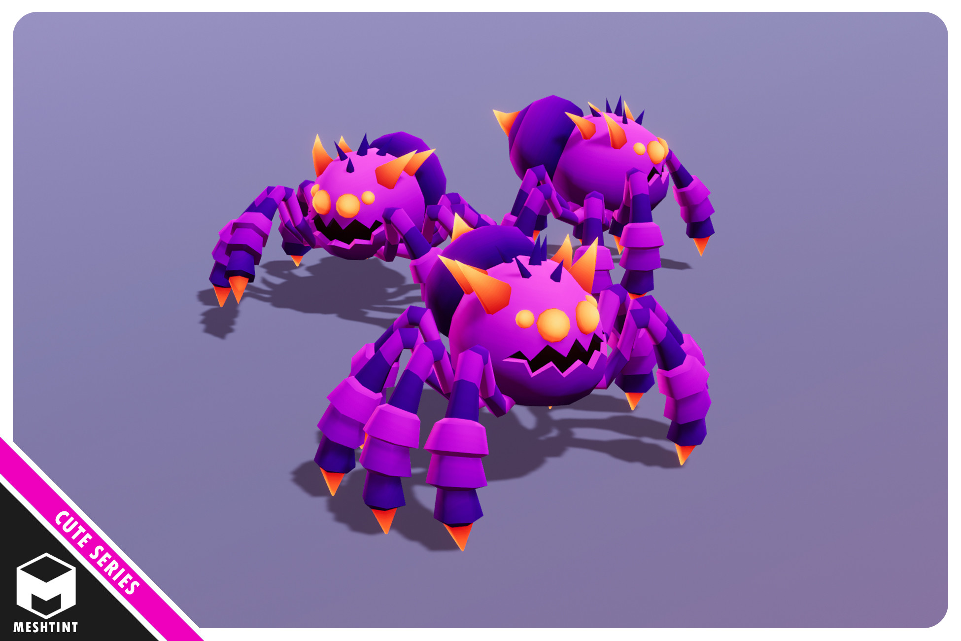 Spider Toxin Cute Series | 3D Creatures | Unity Asset Store