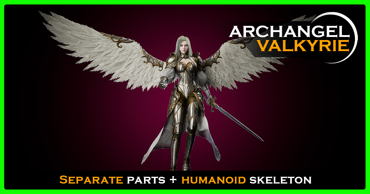 Angel Valkyrie | 3D Characters | Unity Asset Store