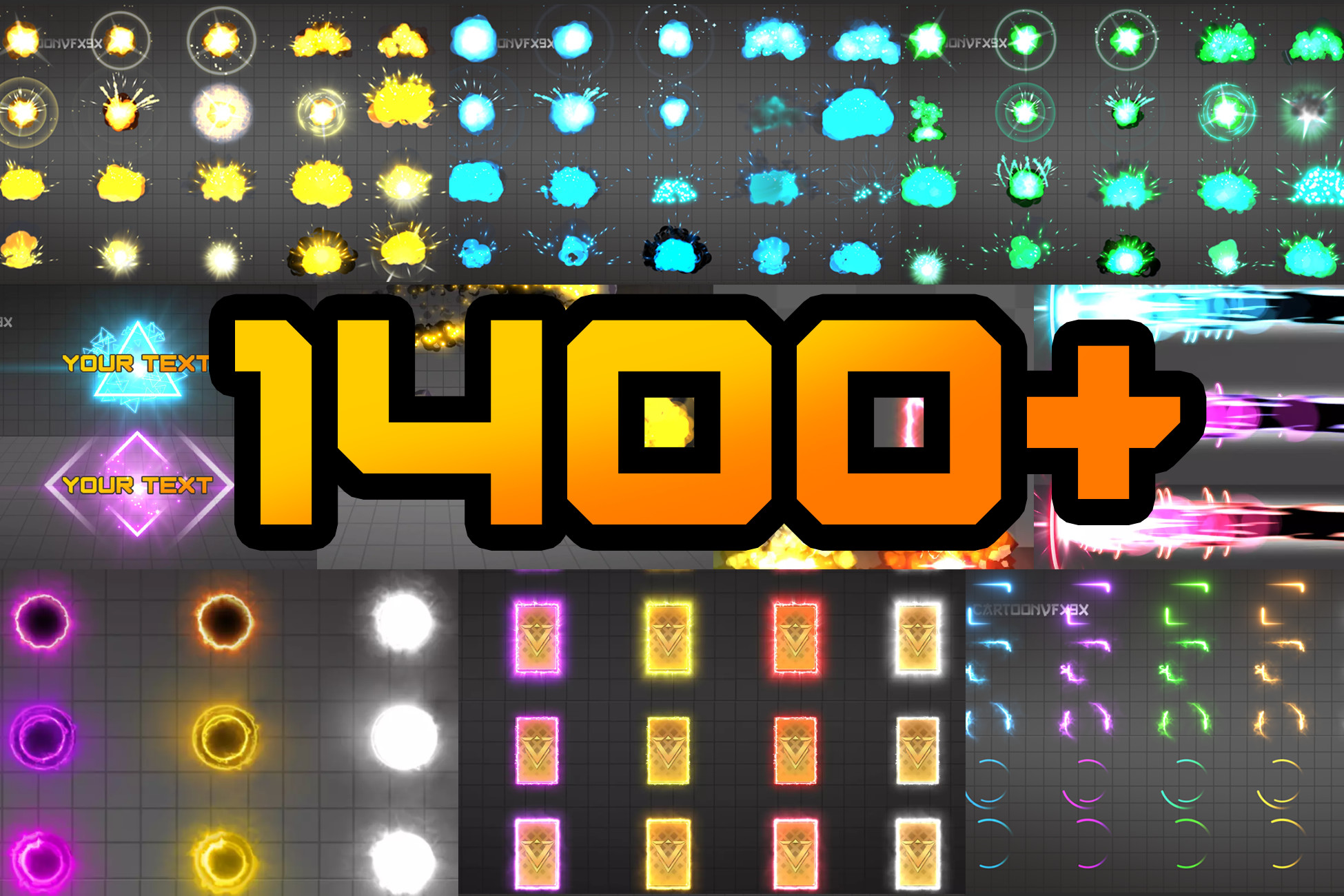 Tons of 2D Effects - Game VFX Collection | Fire & Explosions | Unity Asset Store