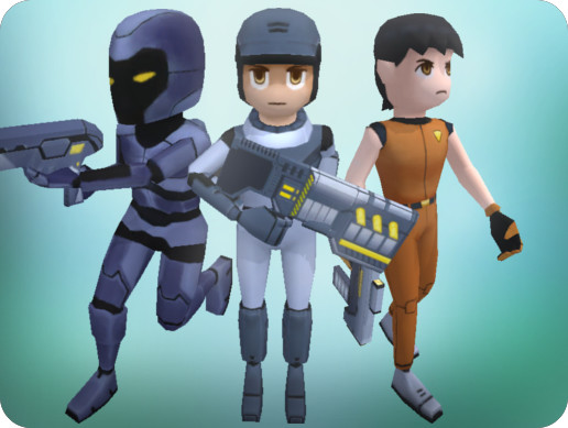 Space Heroes Characters | 3D Characters | Unity Asset Store