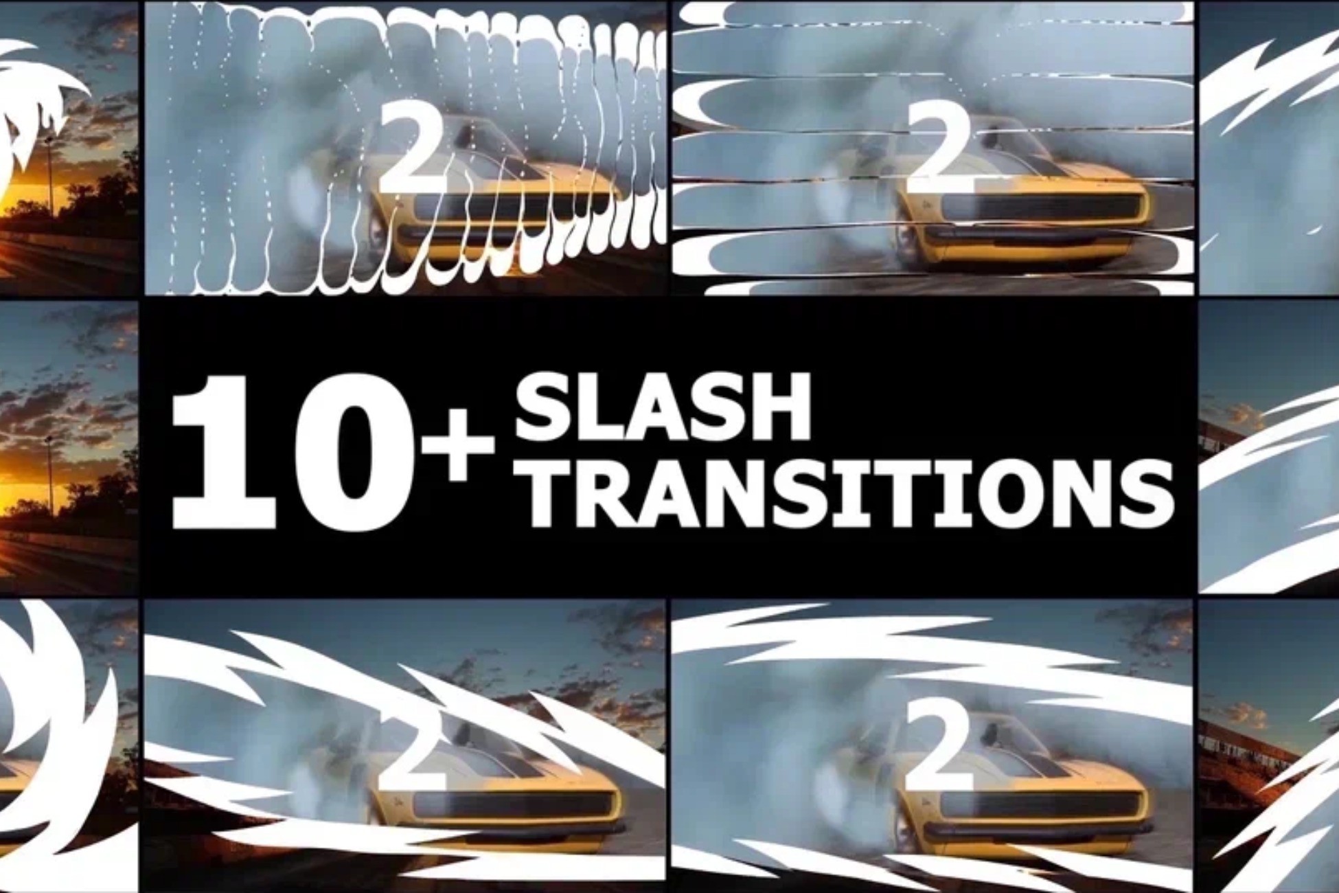 Slash Transitions 2d 텍스처 및 소재 Unity Asset Store